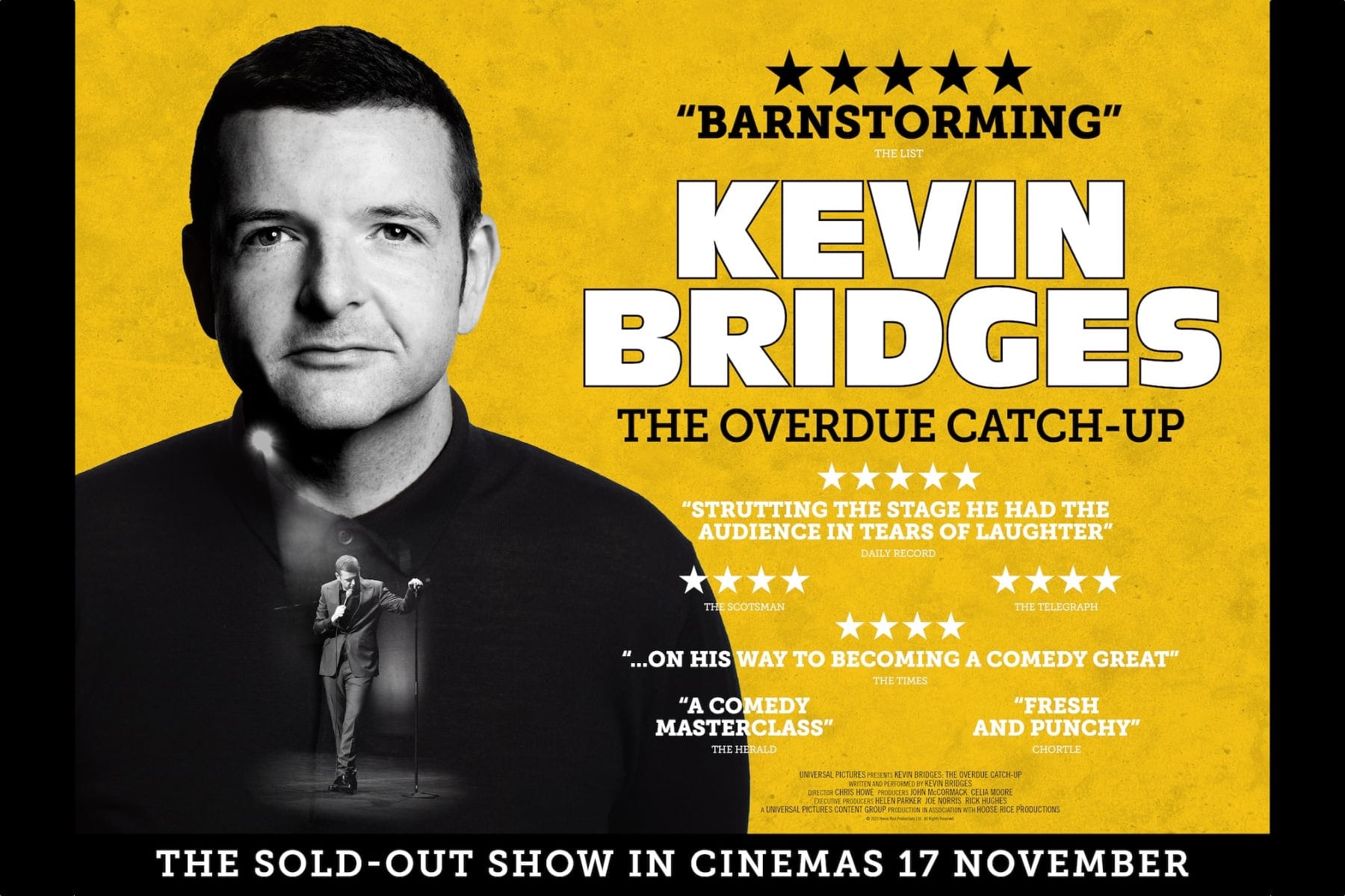 Kevin Bridges: The Overdue Catch-Up | Live in Cinemas - Curzon Cinema ...