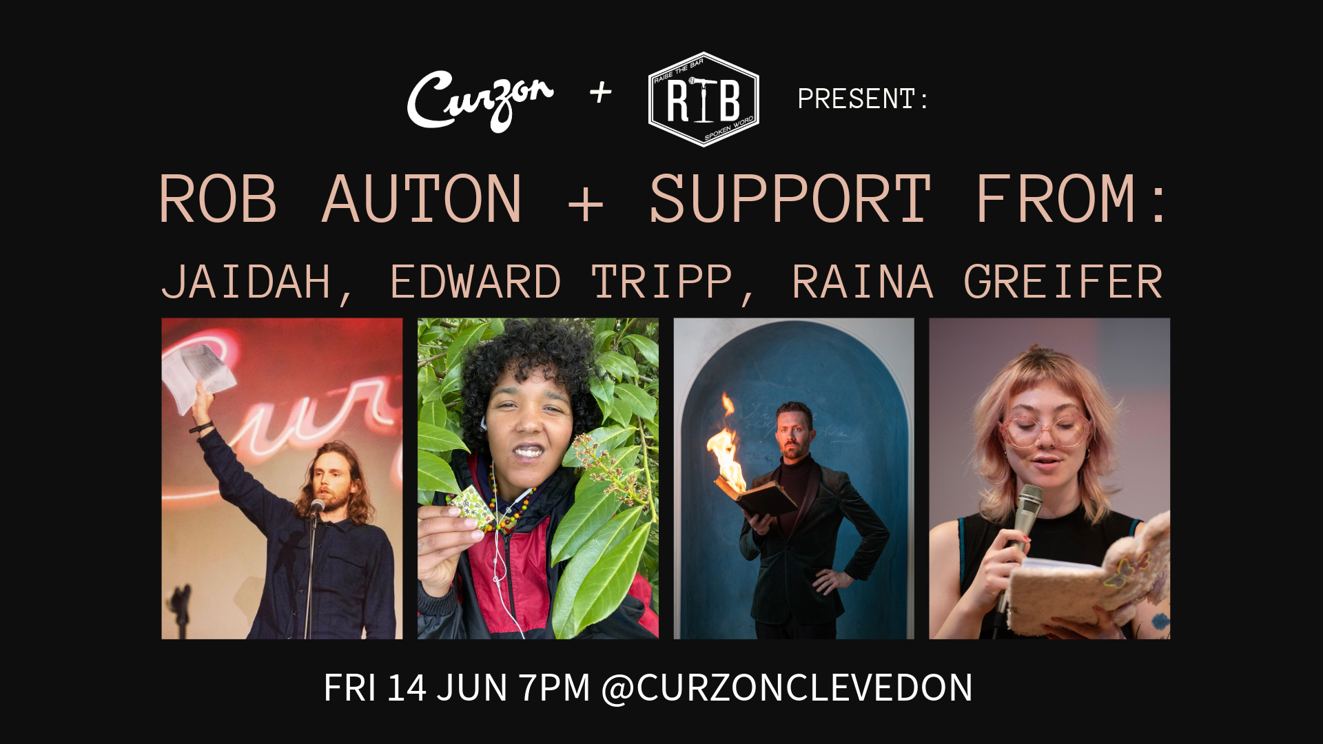 Raise The Bar: Rob Auton + Guests - Curzon Cinema & Arts